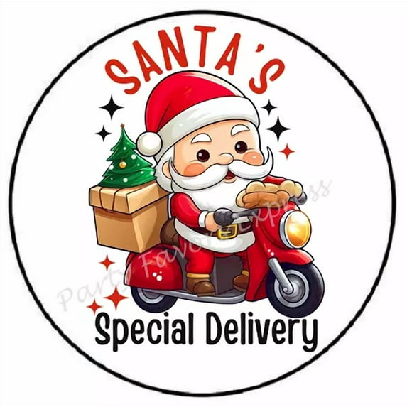 DOPASTICKER San.Ta'S Special Delivery Chris.Tmas Stickers Gift You ...