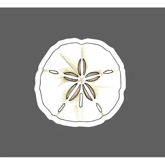 DOPASTICKER Sand Dollar Sticker Beach Ocean Tropical Animal Sticker ...