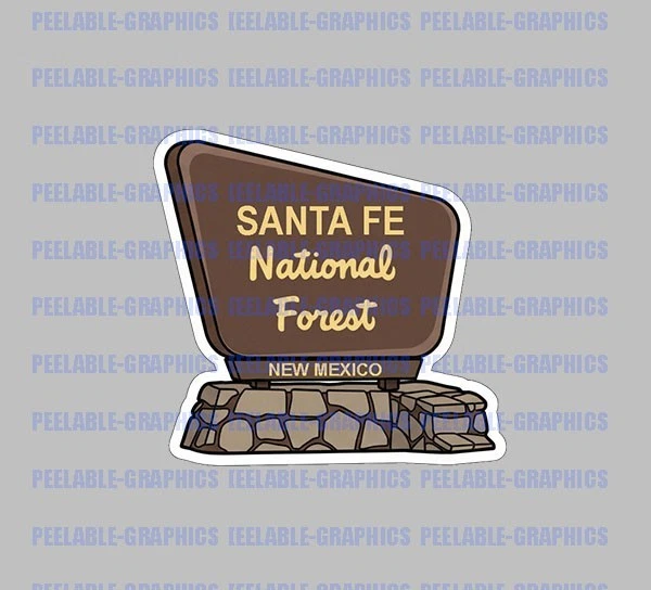 DOPASTICKER Santa Fe National Forest Mexico Park Sticker Phone Sticker ...