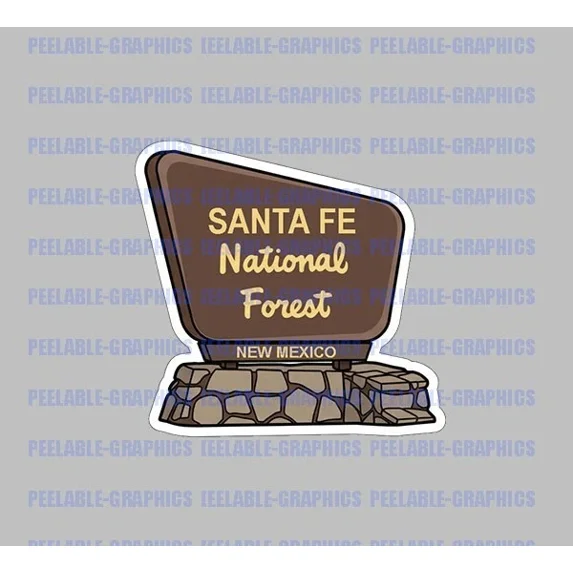 DOPASTICKER Santa Fe National Forest Mexico Park Sticker Phone Sticker ...