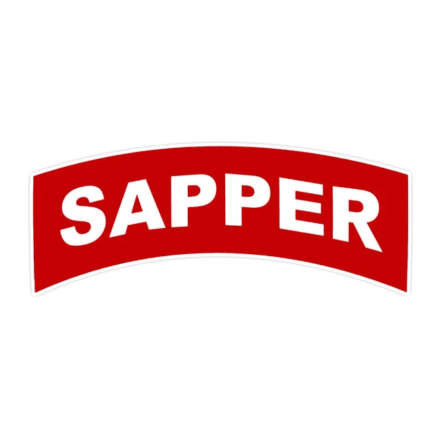 DOPASTICKER Sapper Sticker Military Soldier Decal Phone Decal Water ...