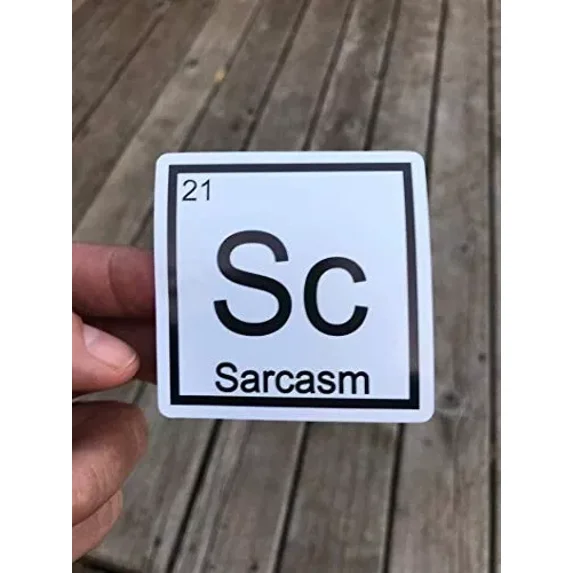 DOPASTICKER Sarcasm Sticker Phone Decal Water Bottle Stickers, Cars ...