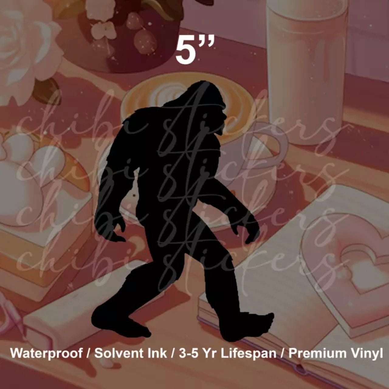 DOPASTICKER Sasquatch Big Foot Monster Hiking Monster Waterproof ...