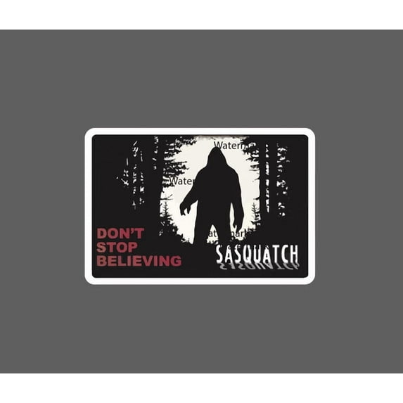 DOPASTICKER Sasquatch Sticker Believe Sticker Phone Sticker, Latop ...
