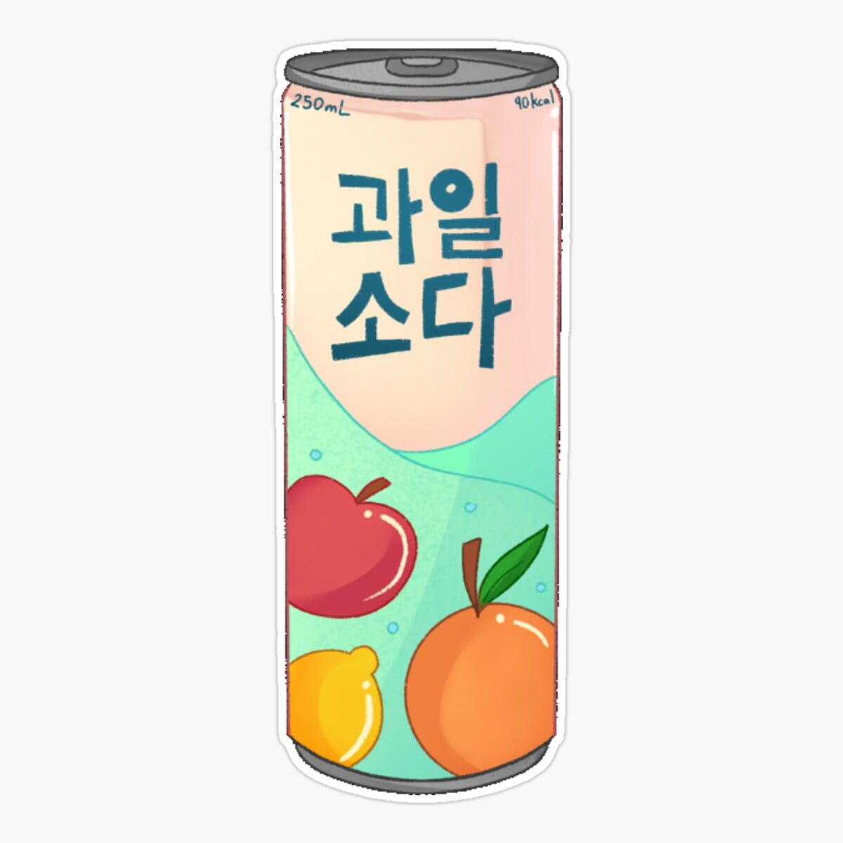 DOPASTICKER Satisfy Your Cravings With Fruit Juice Sticker, Phone ...
