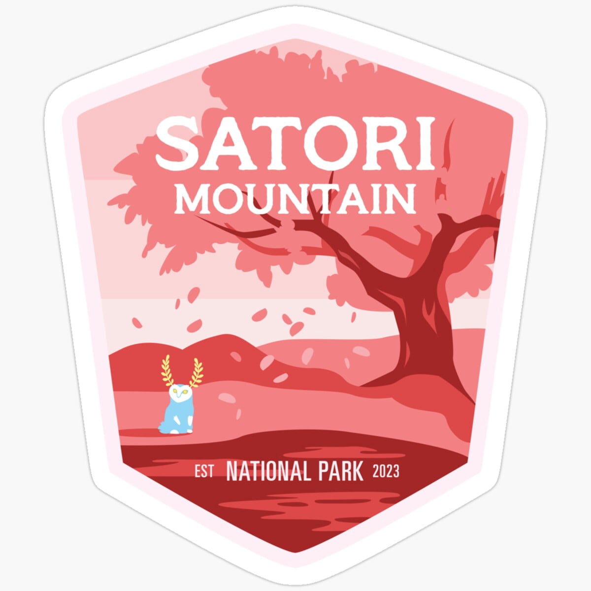 DOPASTICKER Satori Mountain National Park Sticker. Gift You - Decorate ...
