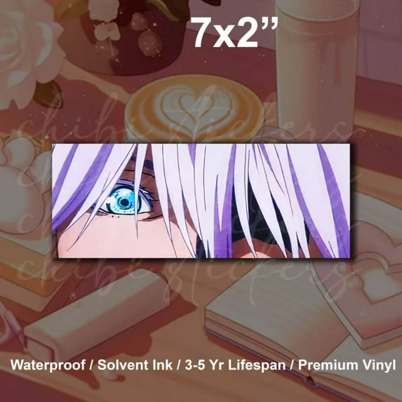 DOPASTICKER Satoru Gojo Jujutsu Kaisen Happy Bumper Eyes Jdm Decal ...