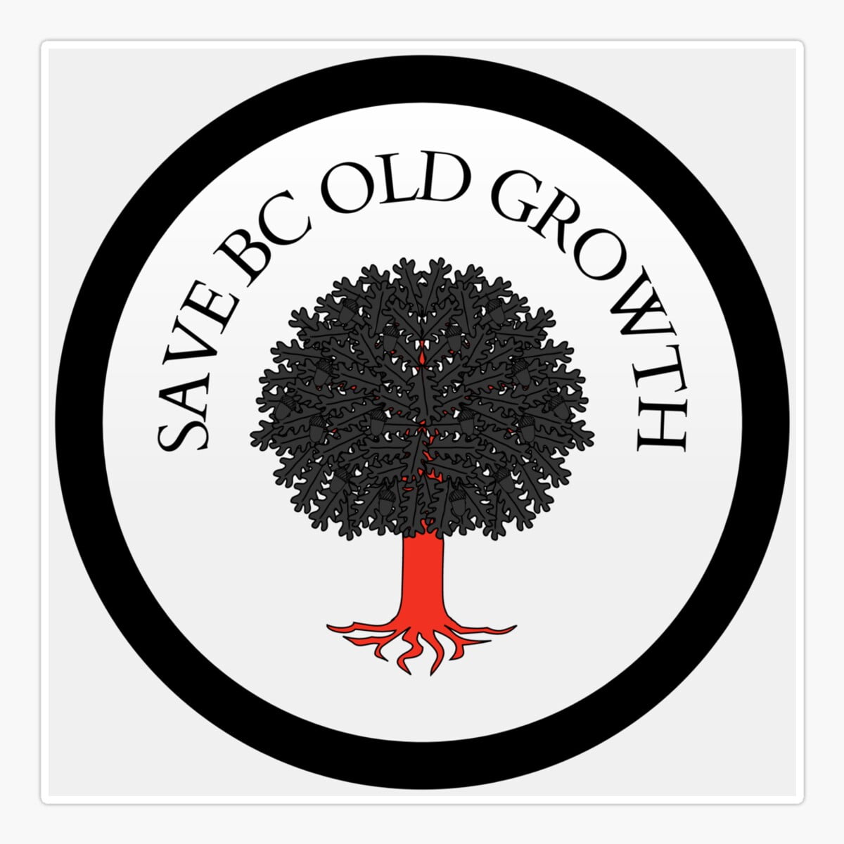 DOPASTICKER Save Bc'S Old Growth Trees! Sticker, Phone Sticker Car ...