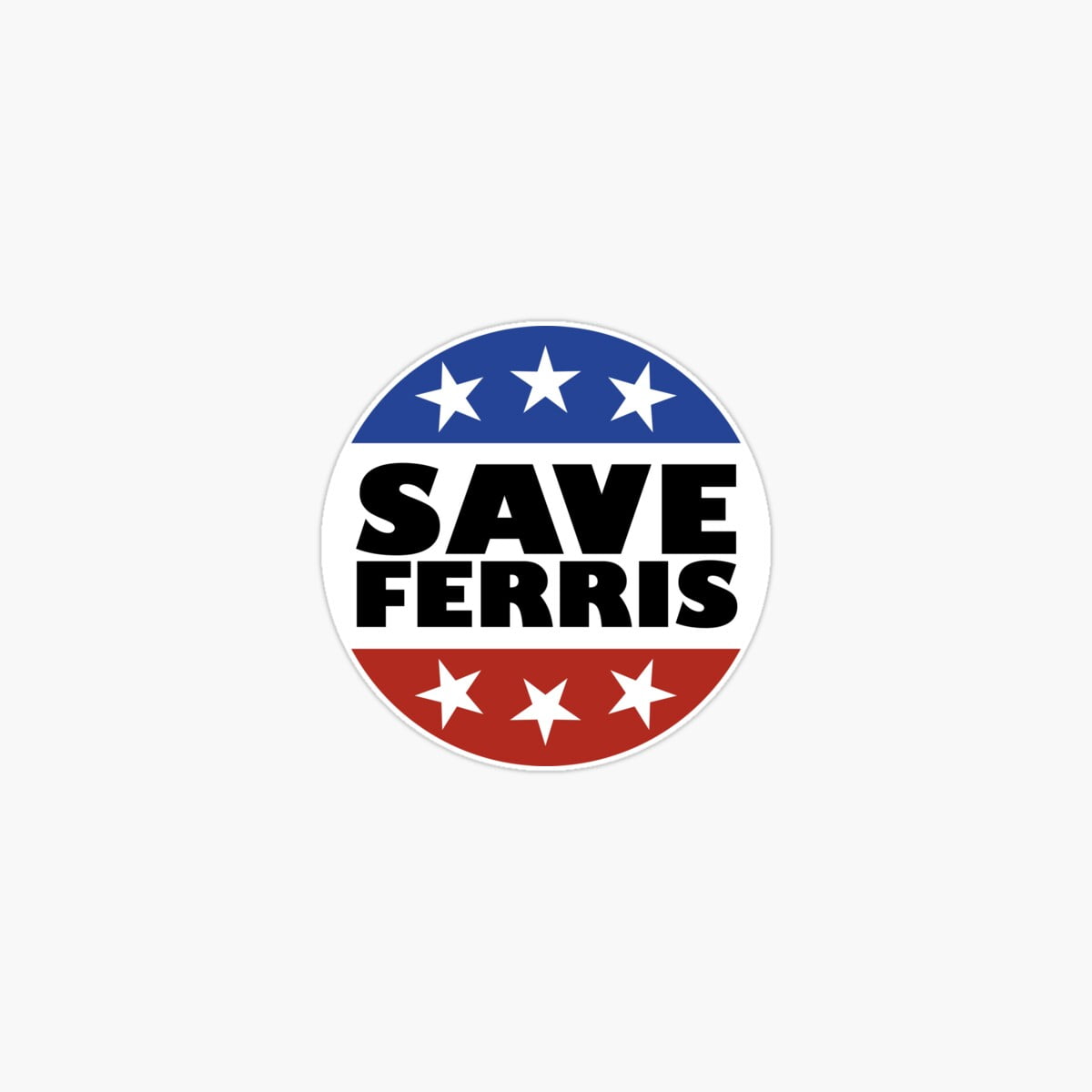 DOPASTICKER Save Ferris Badge Sticker, Phone Sticker Car Stickers ...