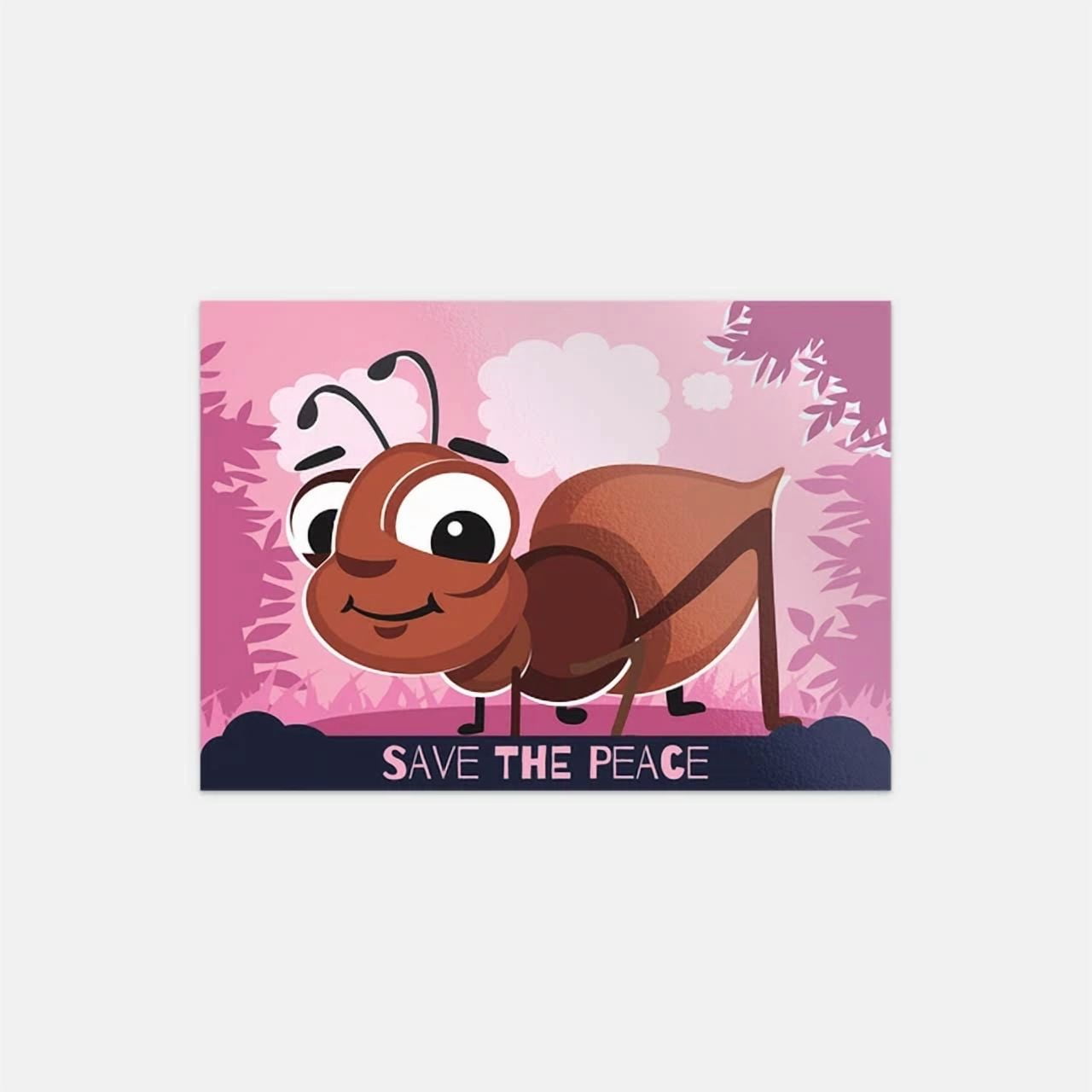 DOPASTICKER Save The Peace Ant Cartoon Animal Greenpeace Sticker Decal ...