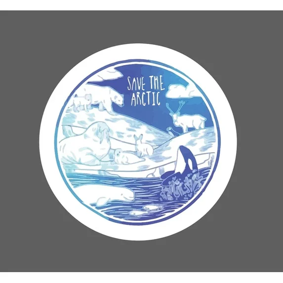 DOPASTICKER Save The Arctic Sticker Wildlife Sticker Phone Sticker ...