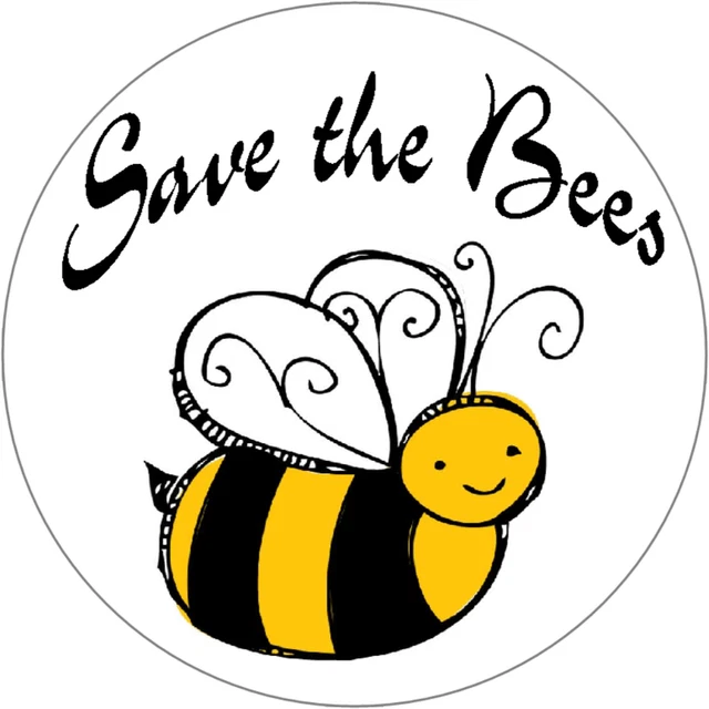 DOPASTICKER Save The Bees, Stickers Phone Decal Water Bottle Stickers ...