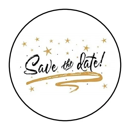 DOPASTICKER Save The Date Stickers Phone Decal Water Bottle Stickers ...