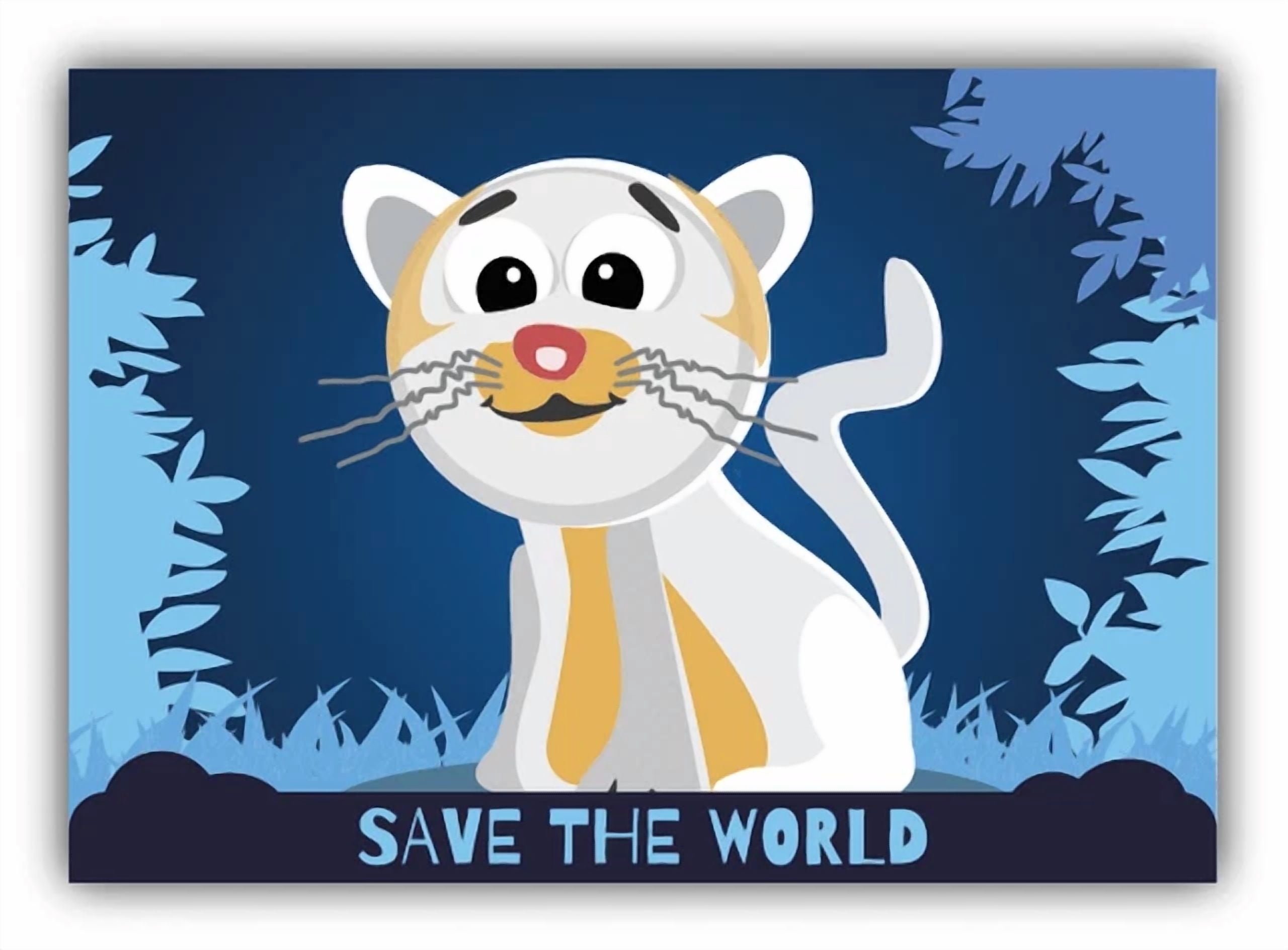 DOPASTICKER Save The World Bird Cartoon Animal Greenpeace Sticker Decal ...
