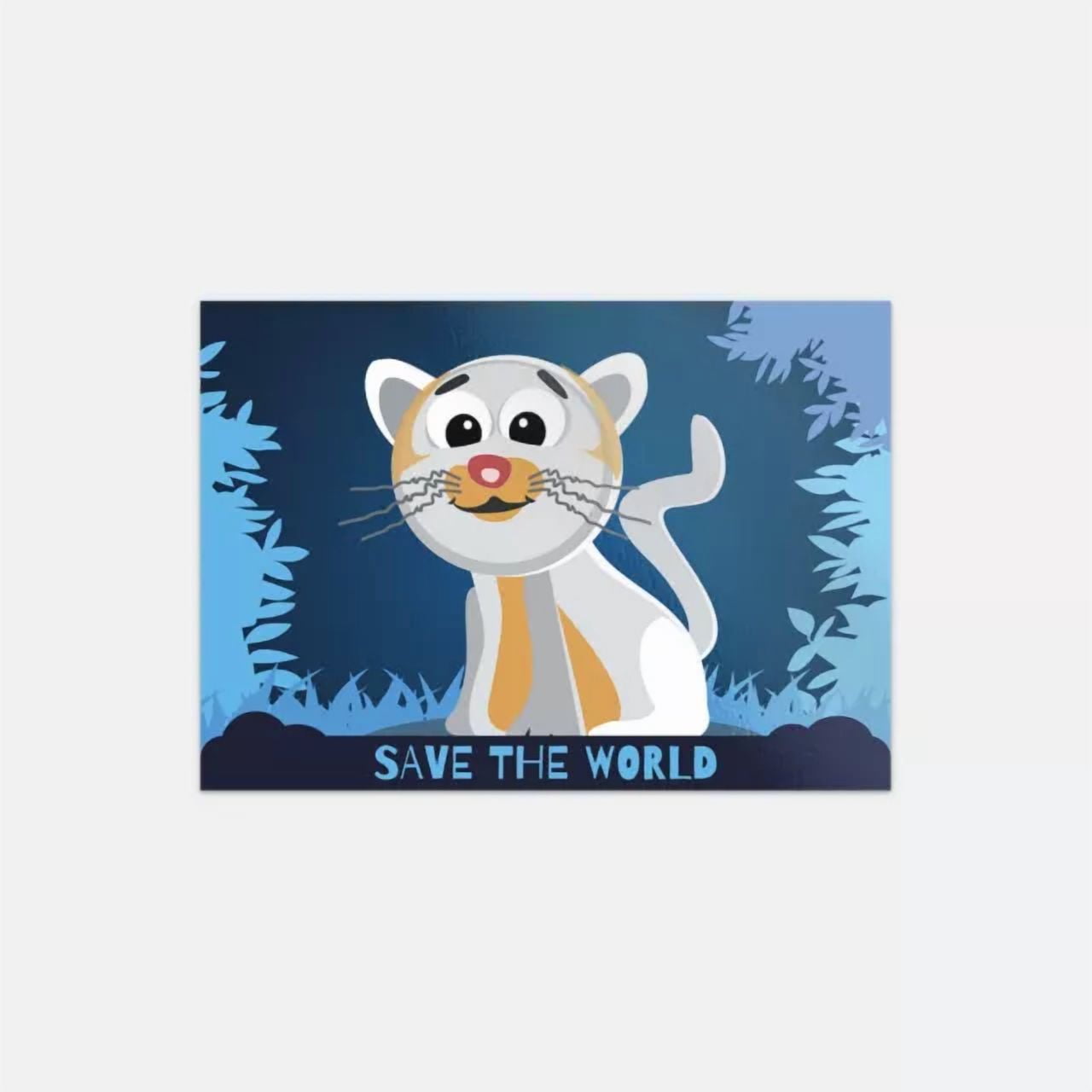 DOPASTICKER Save The World Bird Cartoon Animal Greenpeace Sticker Decal ...