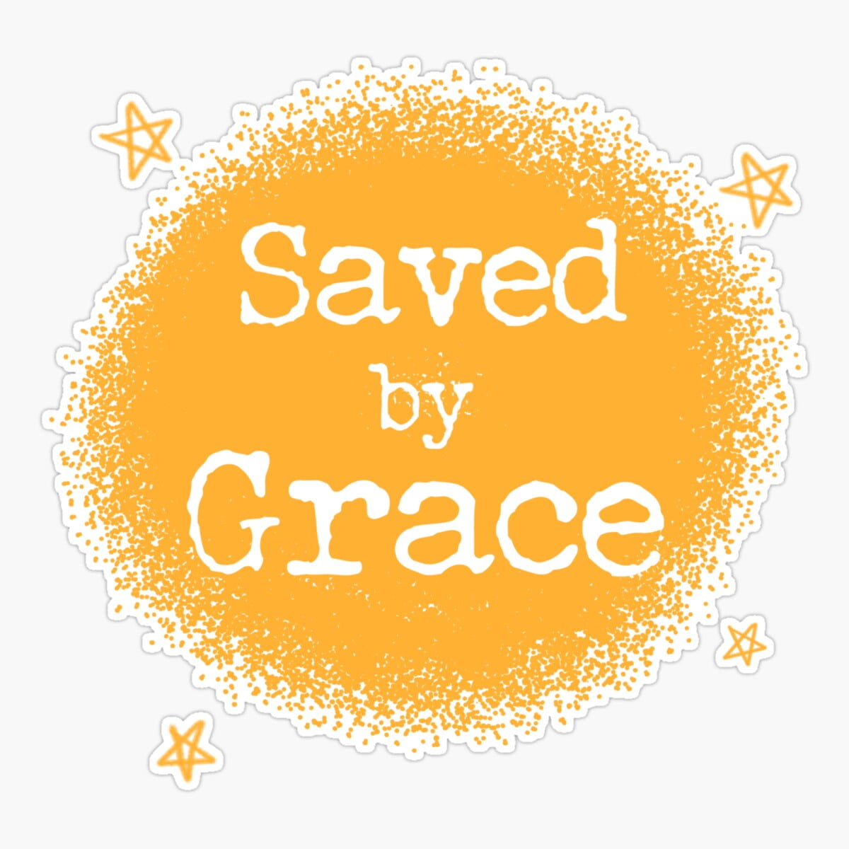 DOPASTICKER Saved By Grace Sticker, Phone Sticker Car Stickers ...