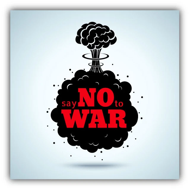 DOPASTICKER Say No To War Sticker Decal Phone Decal Water Bottle ...