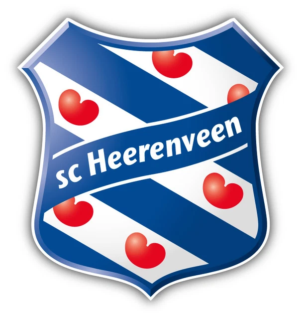 DOPASTICKER Sc Heerenveen Netherlands Soccer Football Car Sticker Decal ...