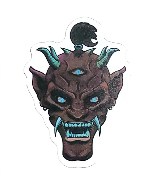 DOPASTICKER Scary Undead Monster Zombie Demon Clown Horror Vibrant ...
