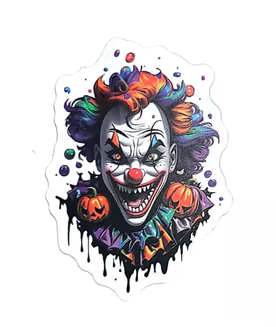 DOPASTICKER Scary Undead Monster Zombie Demon Clown Horror Vibrant ...