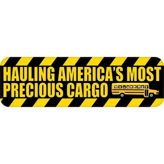 DOPASTICKER School Bus Precious Cargo Sticker Phone Sticker, Latop ...