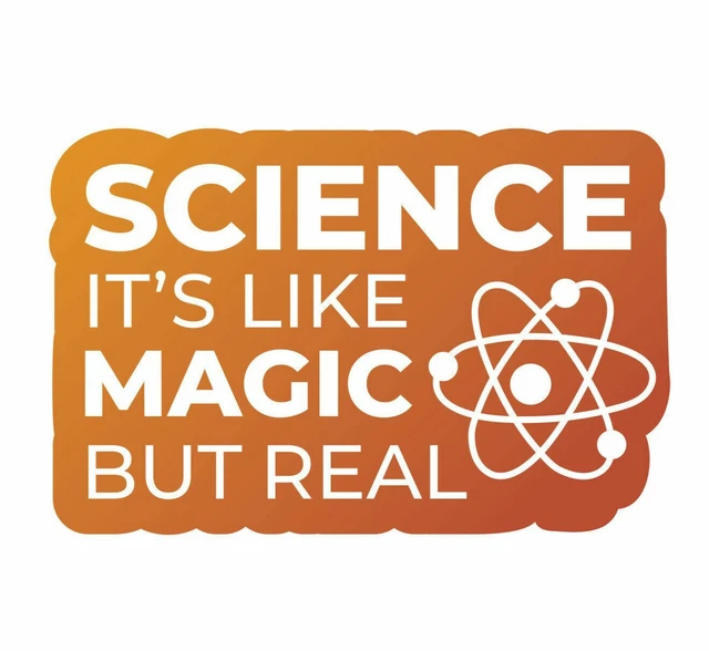 DOPASTICKER Science Sticker Nerd Teacher Chemistry Atom Physics Magic ...