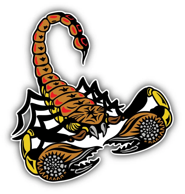 DOPASTICKER Scorpio Animal Patterned Sticker Decal Phone Decal Water ...