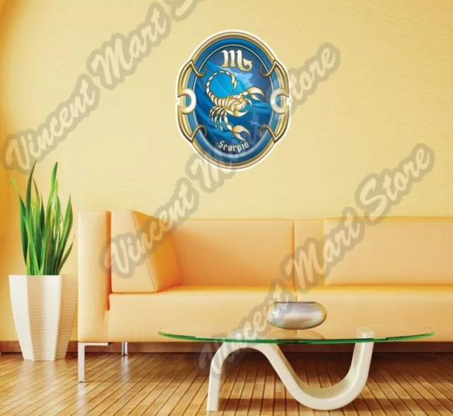 DOPASTICKER Scorpio Zodiac Horoscope Astrology Wall Sticker Room ...