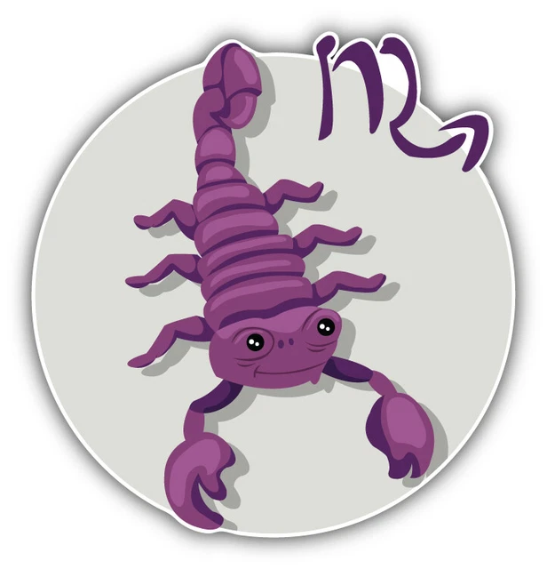 DOPASTICKER Scorpio Zodiac Sign Car Sticker Phone Water Bottle Stickers ...