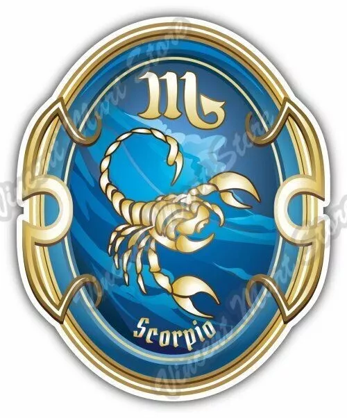 DOPASTICKER Scorpio Zodiac Sign Horoscope Astrology Car Sticker Decal ...