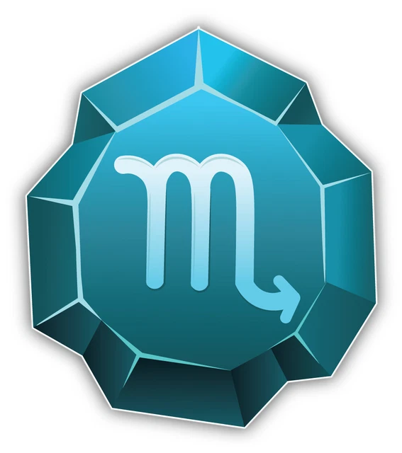 DOPASTICKER Scorpion Zodiac Sign Sticker Phone Water Bottle Stickers ...