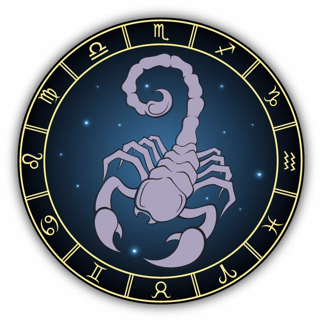 DOPASTICKER Scorpion Zodiac Sticker Decal Phone Decal Water Bottle ...