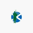 DOPASTICKER Scottish Piper Flag Sticker, Phone Sticker Car Stickers ...