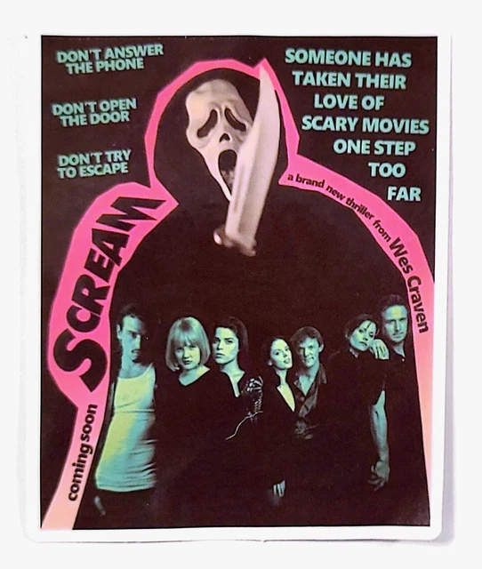 DOPASTICKER Scream Ghostface Horror Sticker Phone Decal Water Bottle ...