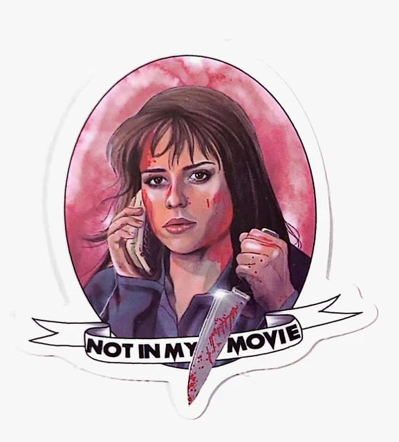 DOPASTICKER Scream Neve Campbell Ghostface Horror Sticker Phone Decal ...