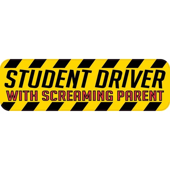 DOPASTICKER Screaming Parent Student Driver Sticker Phone Sticker ...