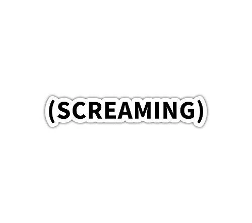 DOPASTICKER Screaming Sticker Phone Decal Water Bottle Stickers, Cars ...