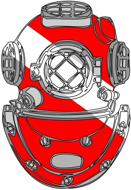 DOPASTICKER Scuba Diving Diver Sticker Lunch Box Laptop Phone Decal ...