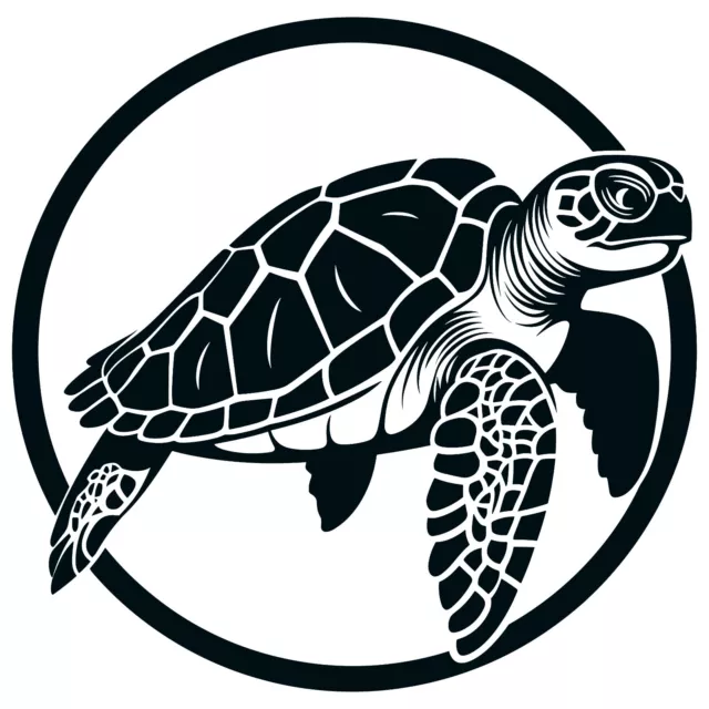 DOPASTICKER Sea Turtle Sticker Ocean Life Beach Summer Reptile Peace ...