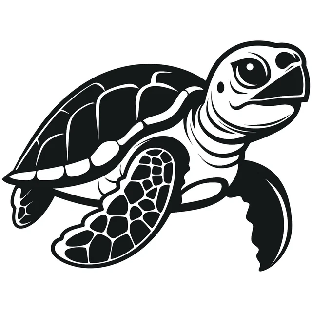 DOPASTICKER Sea Turtle Sticker Ocean Life Beach Summer Reptile Peace ...