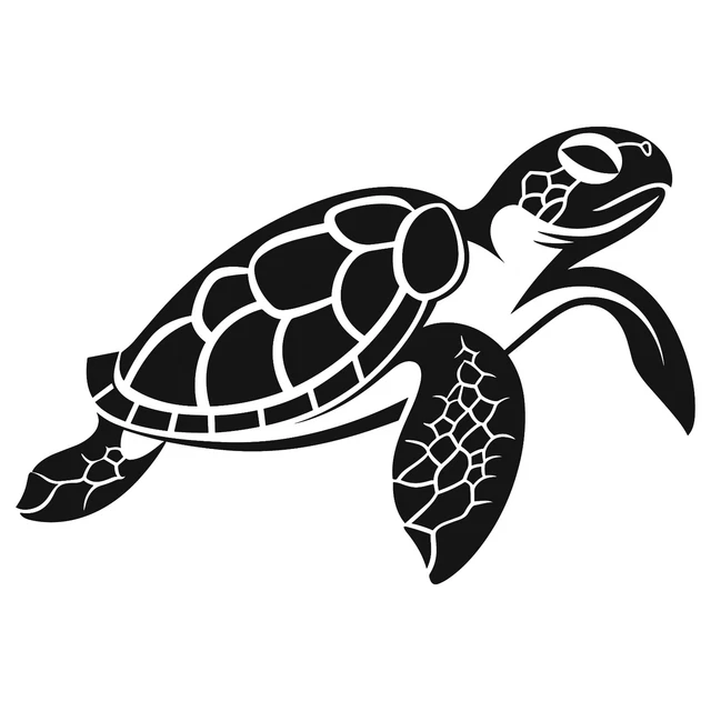 DOPASTICKER Sea Turtle Sticker Ocean Life Beach Summer Reptile Peace ...