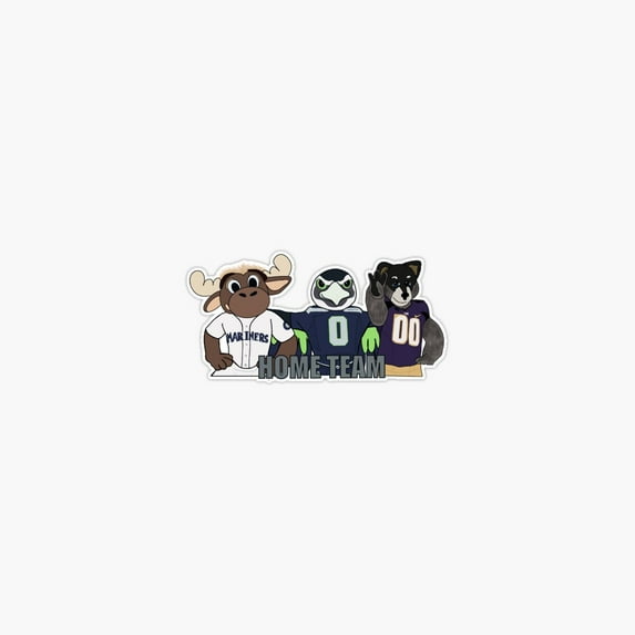 DOPASTICKER Seattle Home Teams Sticker, Phone Sticker Water Bottle ...