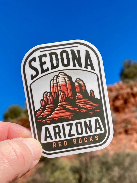DOPASTICKER Sedona Arizona Sticker, Red Rocks, Travel, Nature, Gift ...