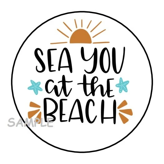 DOPASTICKER See Sea You At The Beach Stickers Gifts Phone Decal Water ...