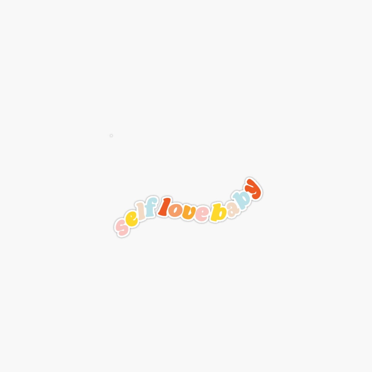 DOPASTICKER Self Love Baby Sticker, Phone Sticker Car Stickers ...