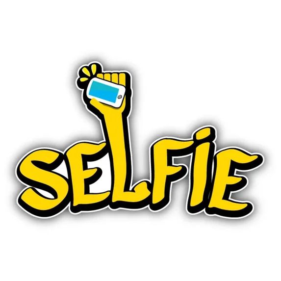 DOPASTICKER Selfie Sticker Decal Phone Decal Water Bottle Stickers ...