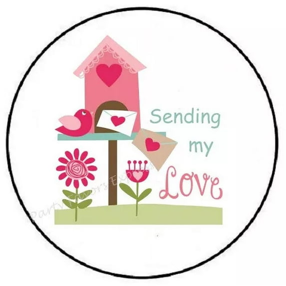 DOPASTICKER Sending My Love Decorative Laptop, Phone Stickers ...