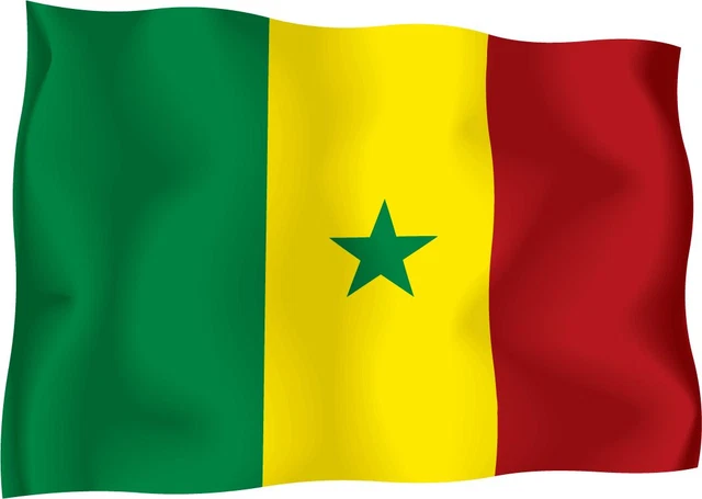 DOPASTICKER Senegal Flag Sticker Phone Decal Water Bottle Stickers ...