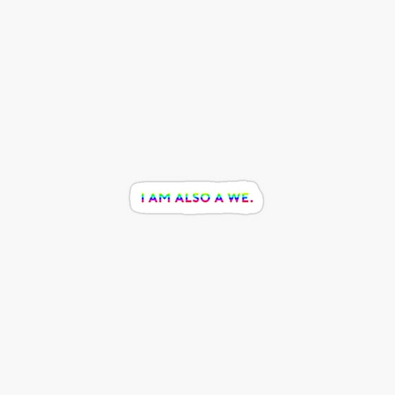 DOPASTICKER Sense8: "I Am Also A We" Sticker Phone Sticker, Latop ...