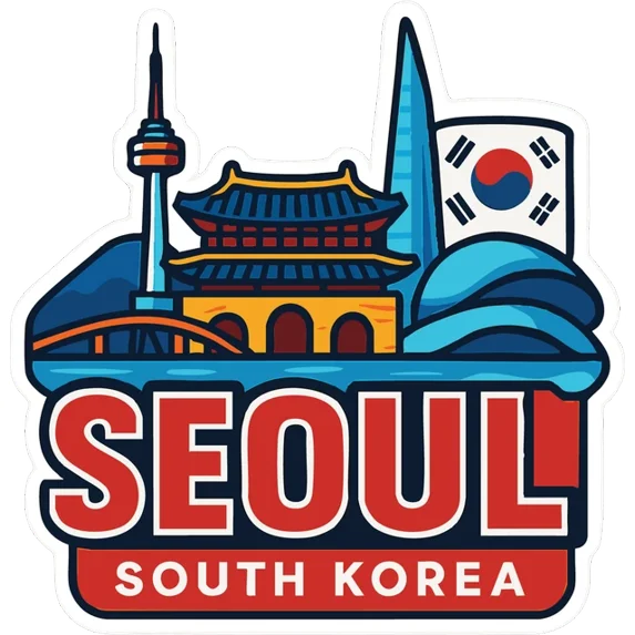 DOPASTICKER Seoul Sticker Decal City Skyline Landmark Design Phone ...